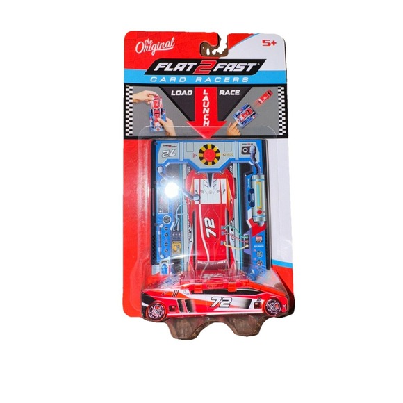 Toys | Red 72 Card Racer Load Launch Race Pocketsized Racecar Toy ...